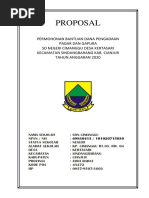 Contoh Proposal Rehab Masjid | PDF