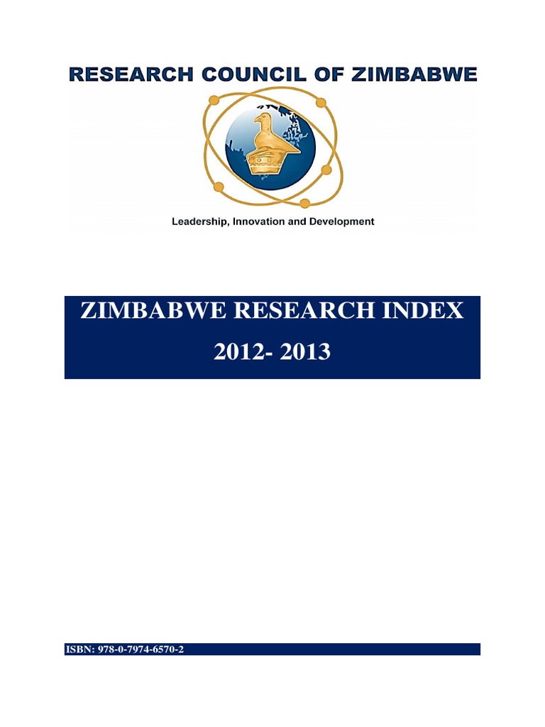 2012 2013 Zimbabwe Research Index PDF | PDF | Management Of Hiv/Aids ...