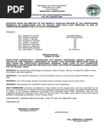 Sample Resolution Requesting For Fund | PDF | Local Government | Government