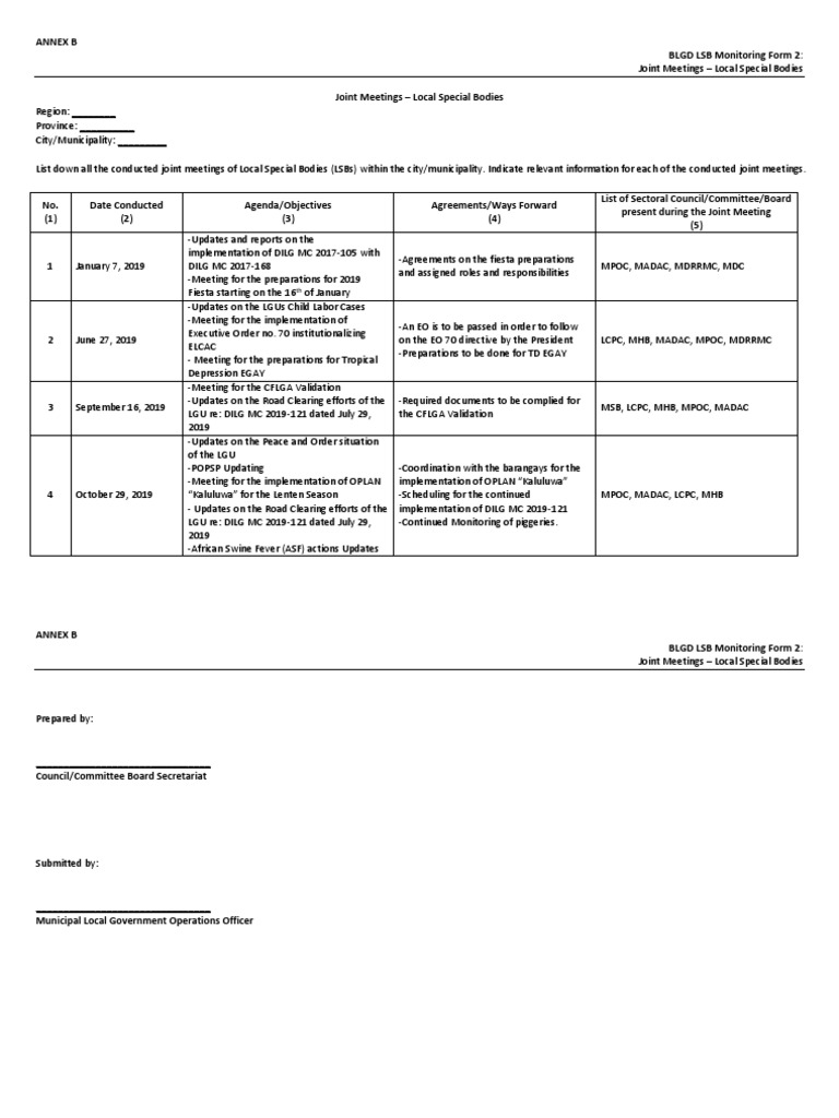 LSB Joint Meeting | PDF | Government | Public Sphere