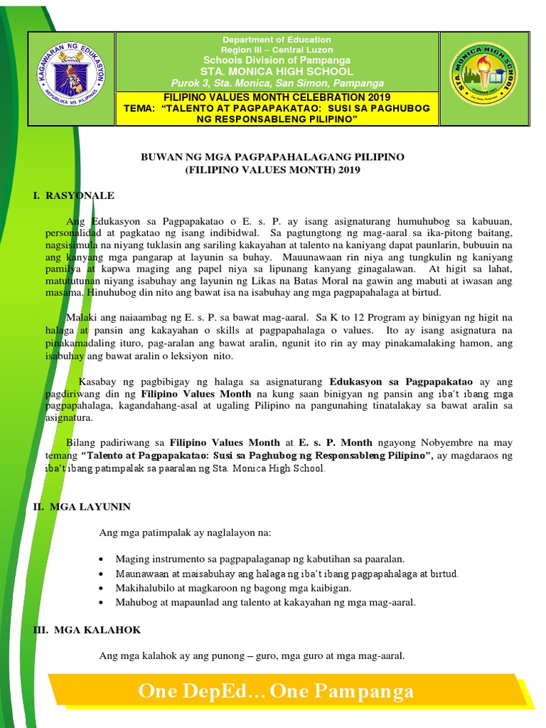 EsP - MONTH 1920 Proposal | PDF