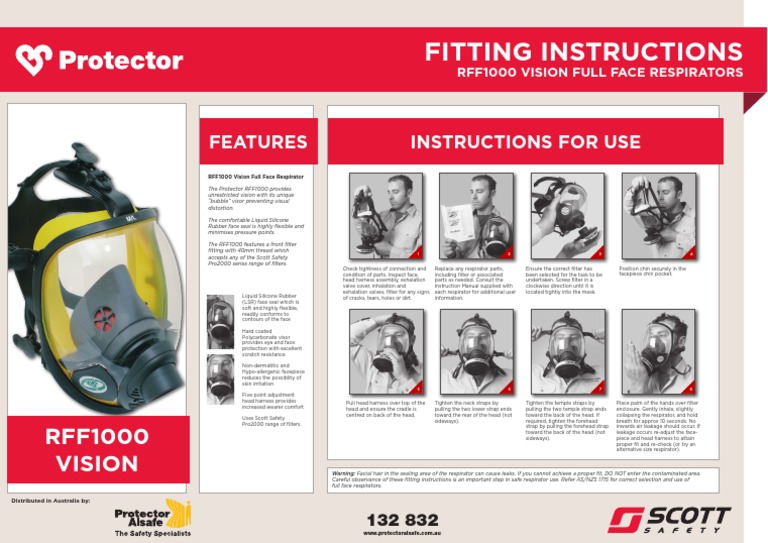 Protector RFF1000 FF Respirator Fit Poster ANZ PA Logo | PDF ...