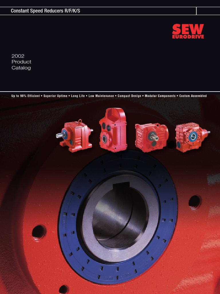 Sew Gear Reducer | PDF | Transmission (Mechanics) | Electric Motor