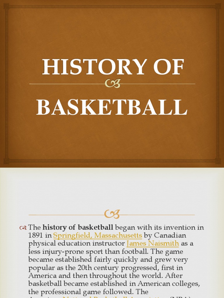 History of Basketball | PDF | Referee | Sports
