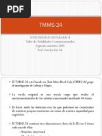Ficha Técnica de la TMMS-24 | PDF | Inteligencia | Las emociones