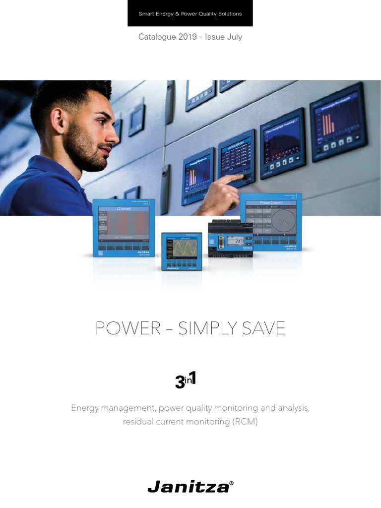 Janitza Main Catalogue 2019 en PDF | PDF | Energy Management | Efficient Energy Use