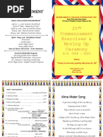 Graduation Ceremony 2018 | PDF | Cognition | Philosophical Theories