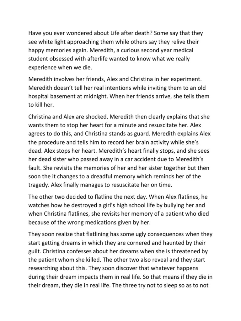 A Horror Story | PDF | Dream