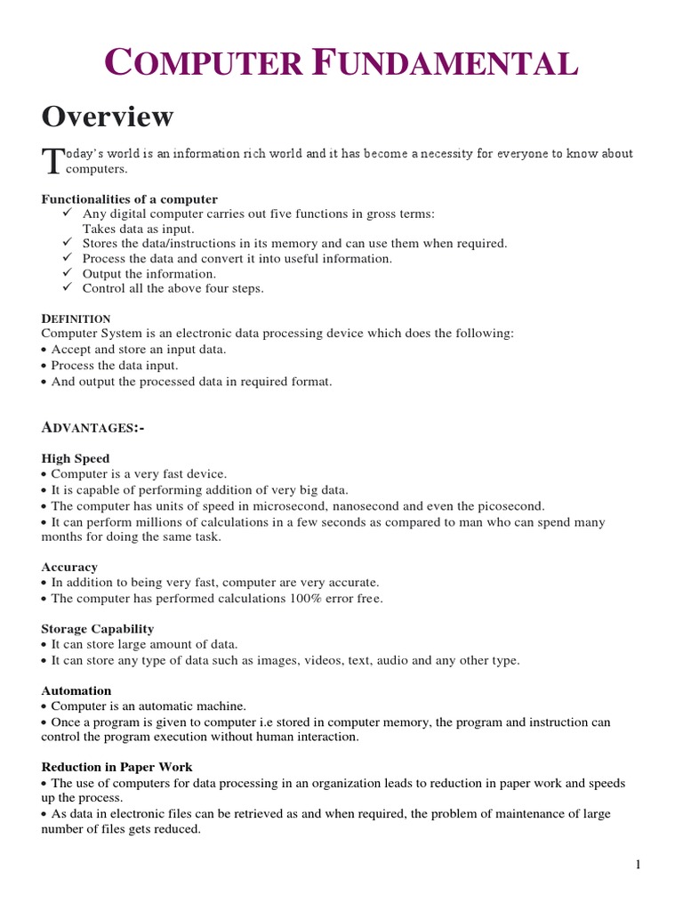 Computer Basic Training Book | PDF | Personal Computers | Workstation