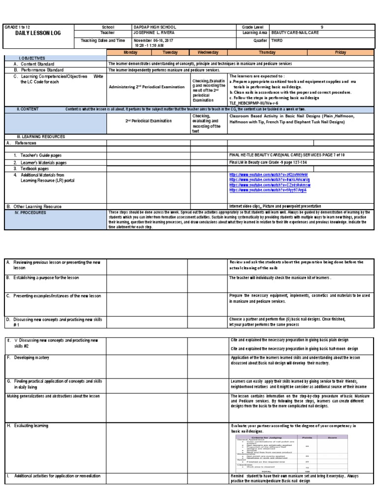 Copy For 3rd Cot | PDF | Educational Psychology | Learning