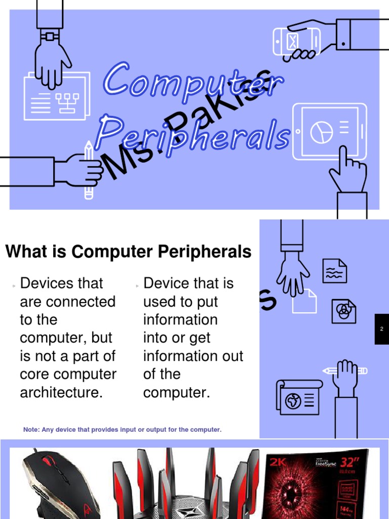 Computer Peripherals | PDF | Input/Output | Computer Monitor Computer Peripherals | PDF | Input/Output | Computer Monitor