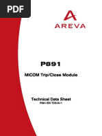 Micom P922 - Technical Data | PDF | Switch | Relay