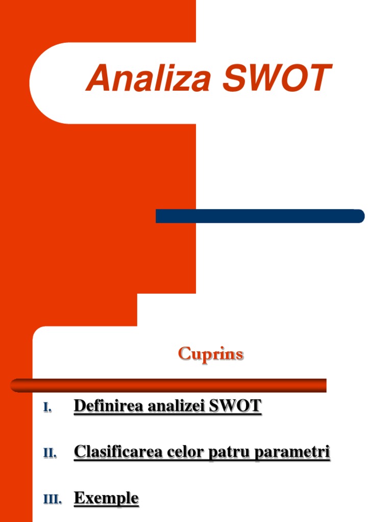 Analiza SWOT | PDF