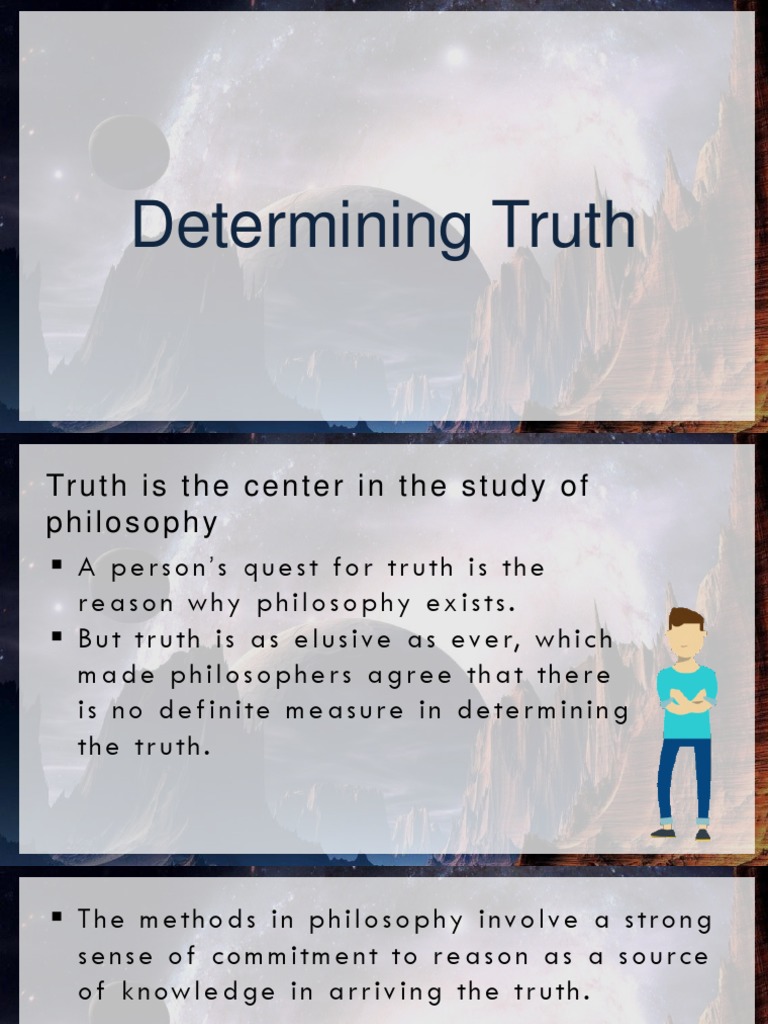 Determining Truth | PDF | Correspondence Theory Of Truth | Truth