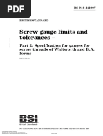 DIN 513 Buttress Thread Standards | PDF