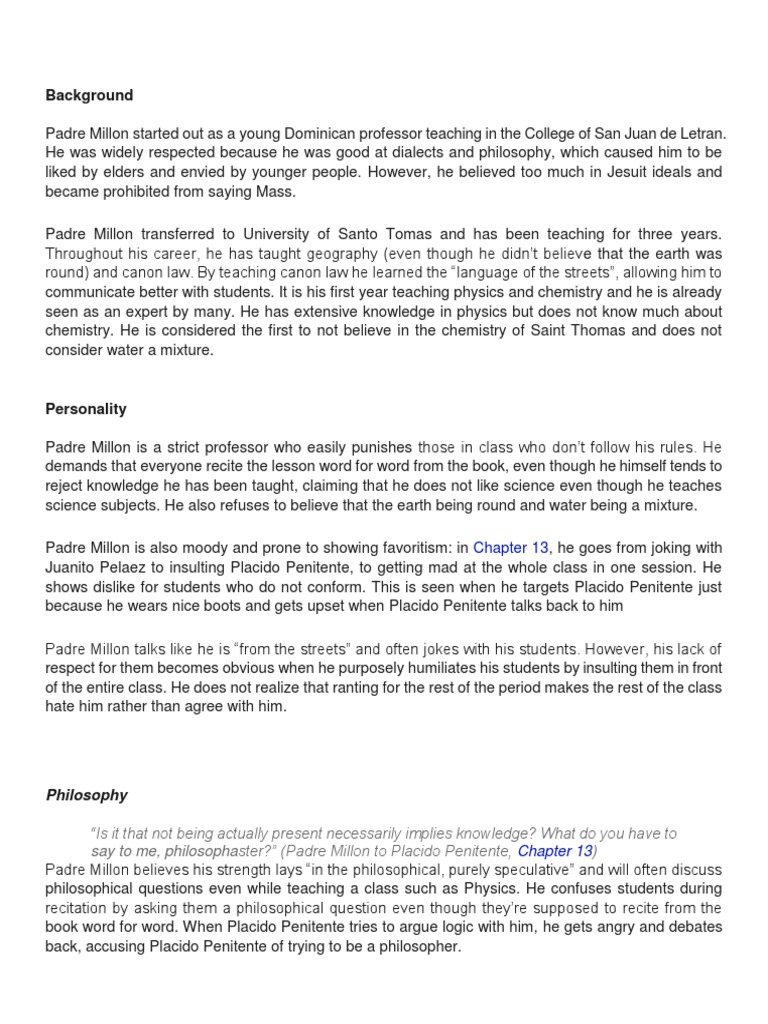 Padre Millon | PDF | Science | Knowledge