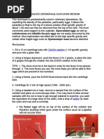 Flotation Techniques for Stool Examination | PDF | Human Feces | Parasitism