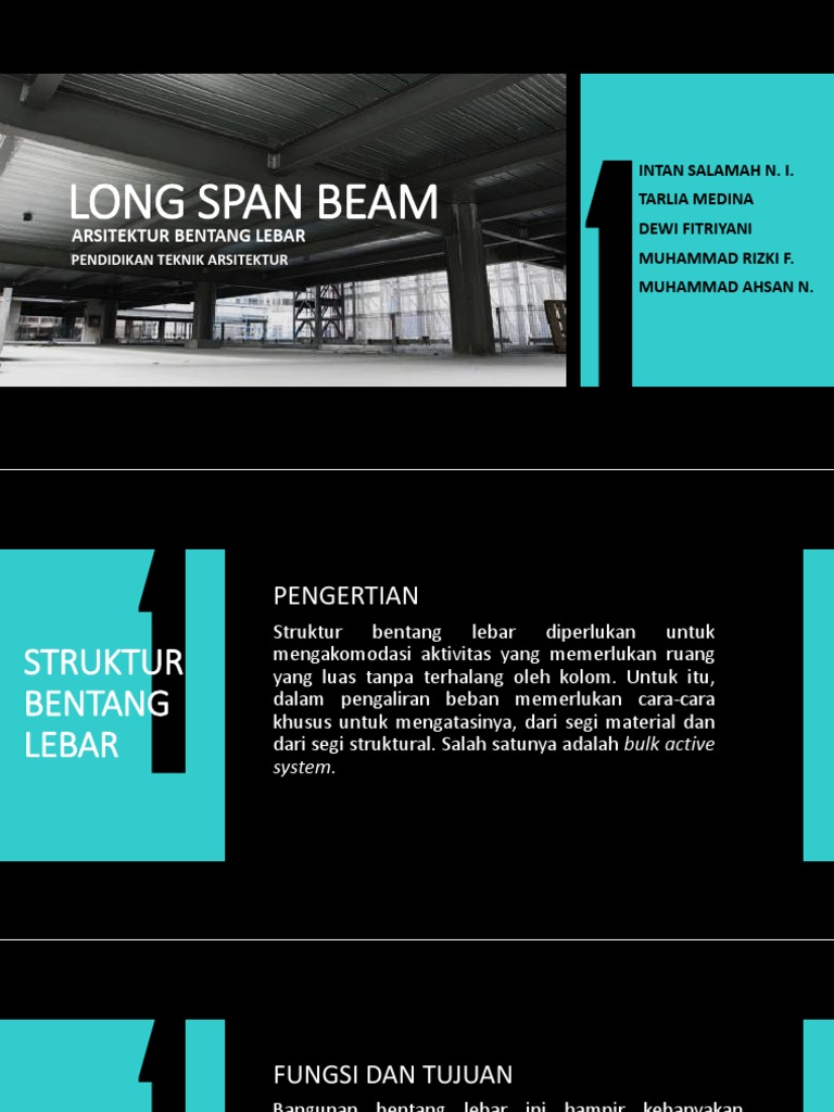 Struktur dan Jenis Long Span Beam | PDF