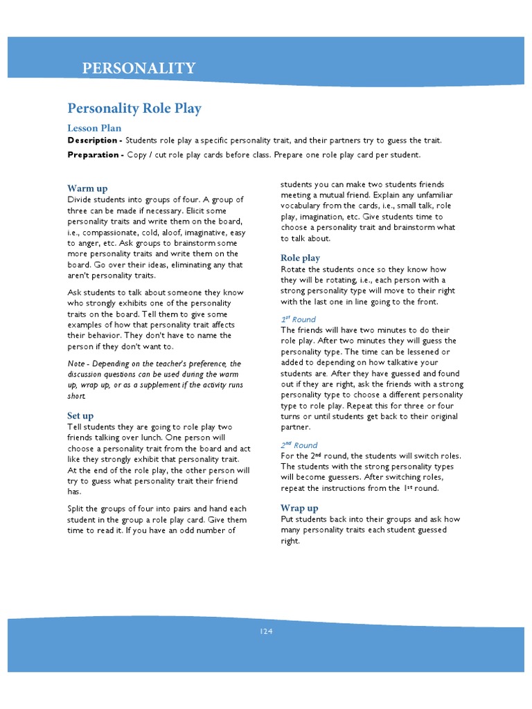 ESL Role Plays - 50 Engaging Role Plays For ESL and EFL Classes PDF ...