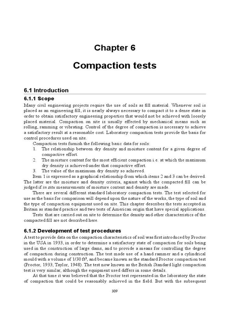 Soil Compaction Test | PDF | Density | Materials