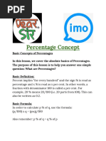 Percentage Formulas | PDF