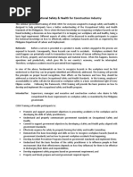 COSH Re-Entry Plan | PDF