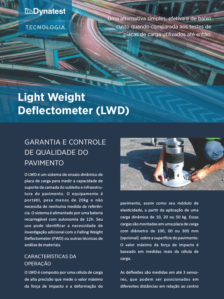 Dynatest FolhetoTEC LWD | PDF | Computação e Tecnologia da Informação ...