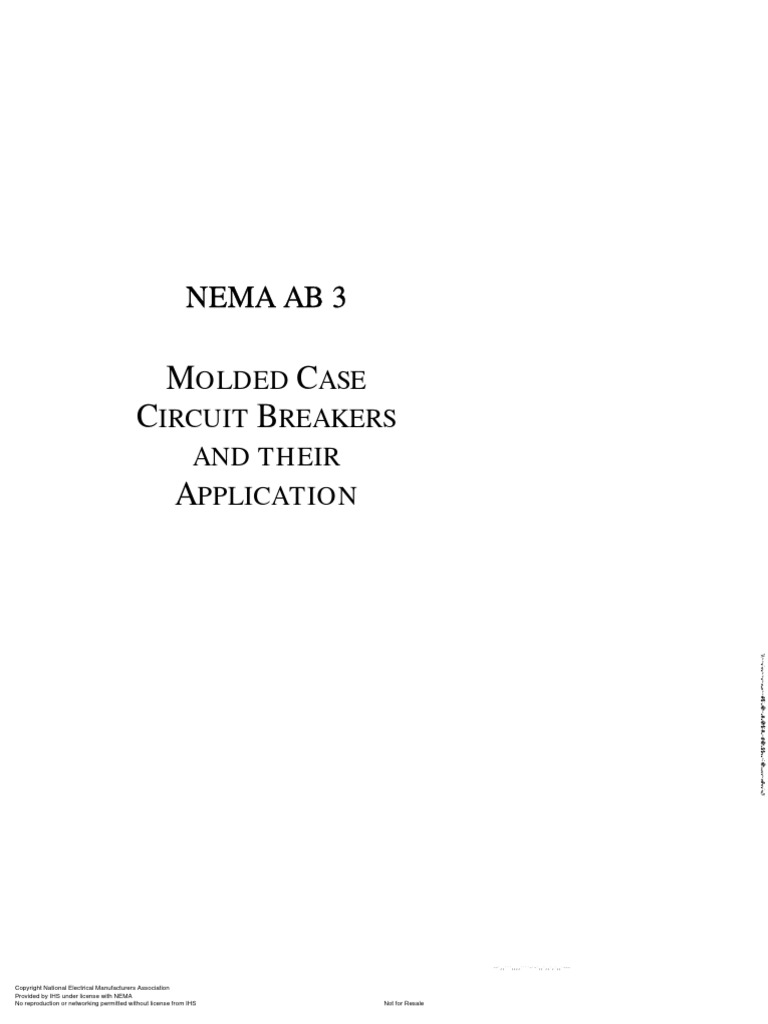 Nema Ab3 | PDF | Power Engineering | Electricity