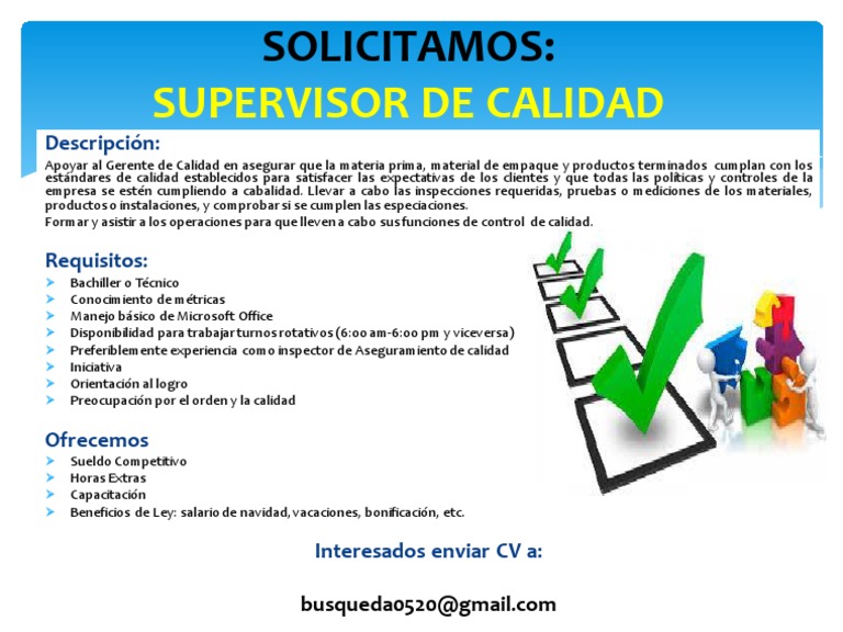 Supervisores de Calidad PDF | PDF