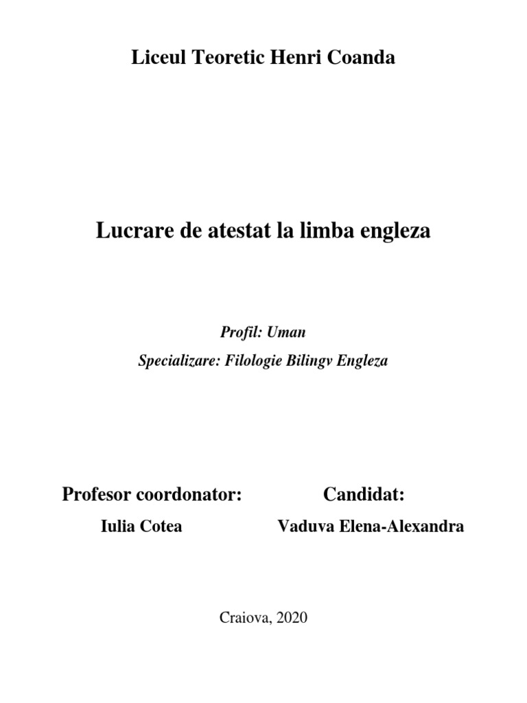 Atestat Engleza - Buckingham Palace | PDF