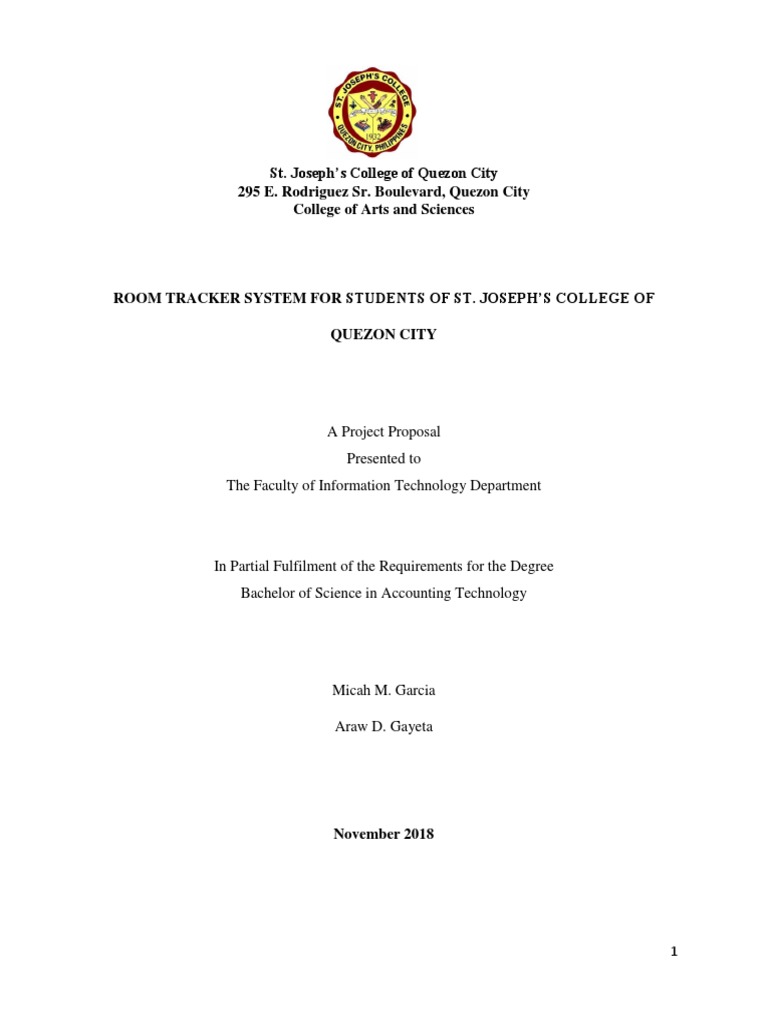 Room Tracker System COMPLETE | PDF | College | Graduate School