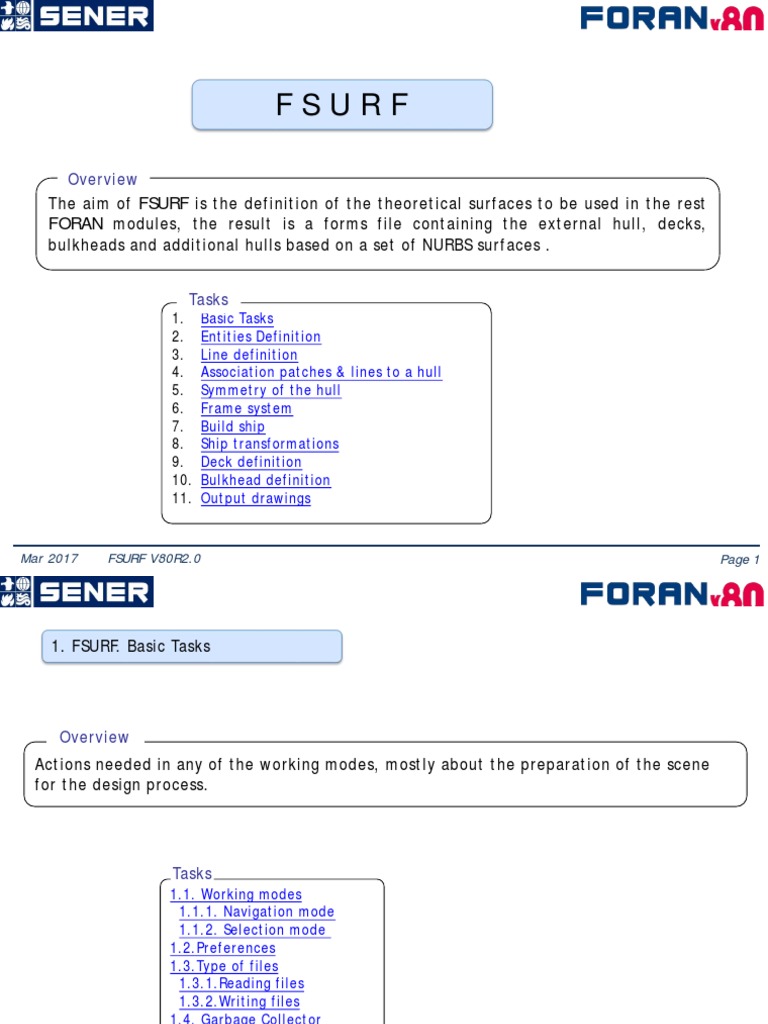 Tut Fsurf V80R2.0 Eng | PDF | Cursor (User Interface) | Curve