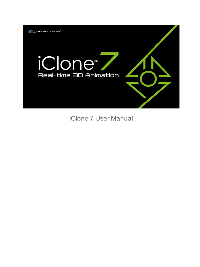 iClone 7 User Manual Overview | PDF | Areas Of Computer Science | Computing