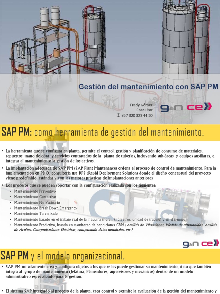 Gmao Sap PM | PDF | Planificación | Presupuesto
