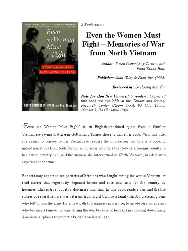 Women Warriors of the Vietnam War | PDF | Vietnam | Narrative