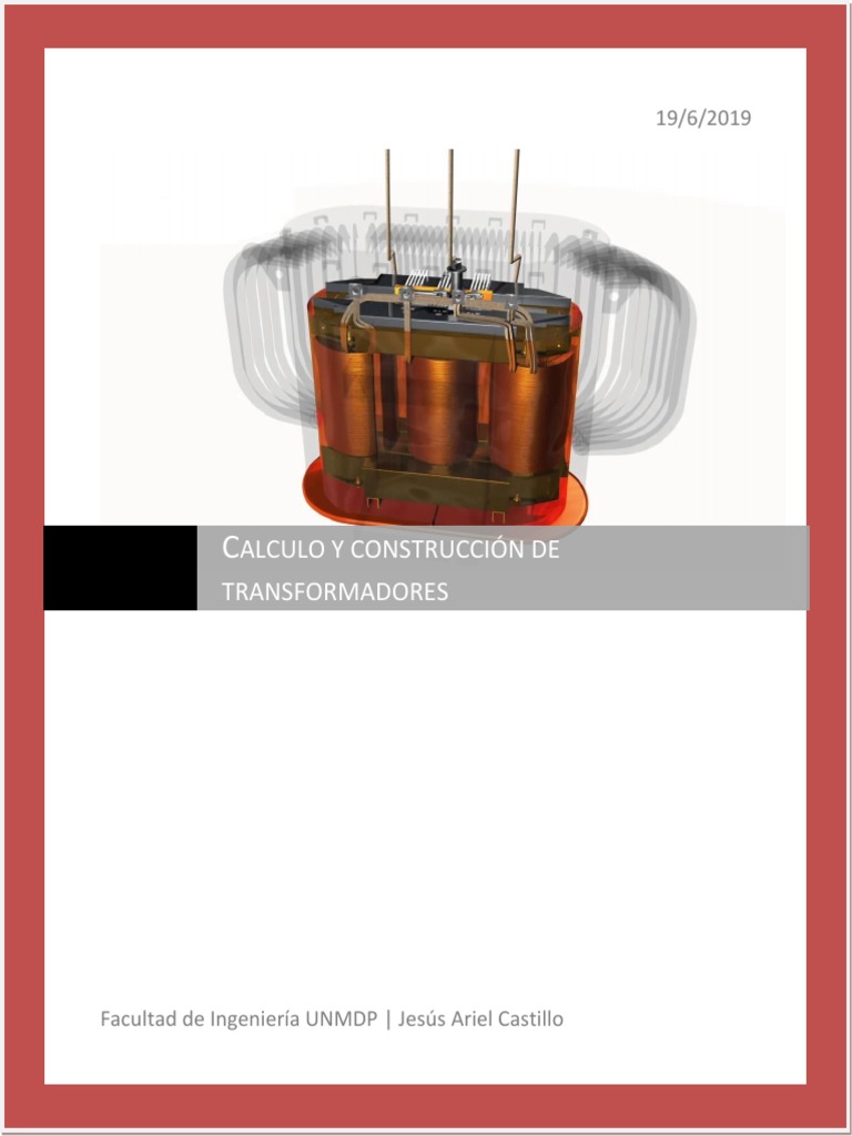 Calculo de Transformadores | PDF | Transformador | Energia electrica