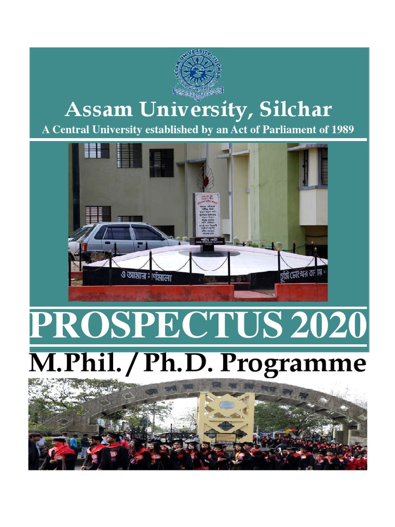 M Phil-PhD-Prospectus-2020 - C PDF | PDF | Doctor Of Philosophy ...