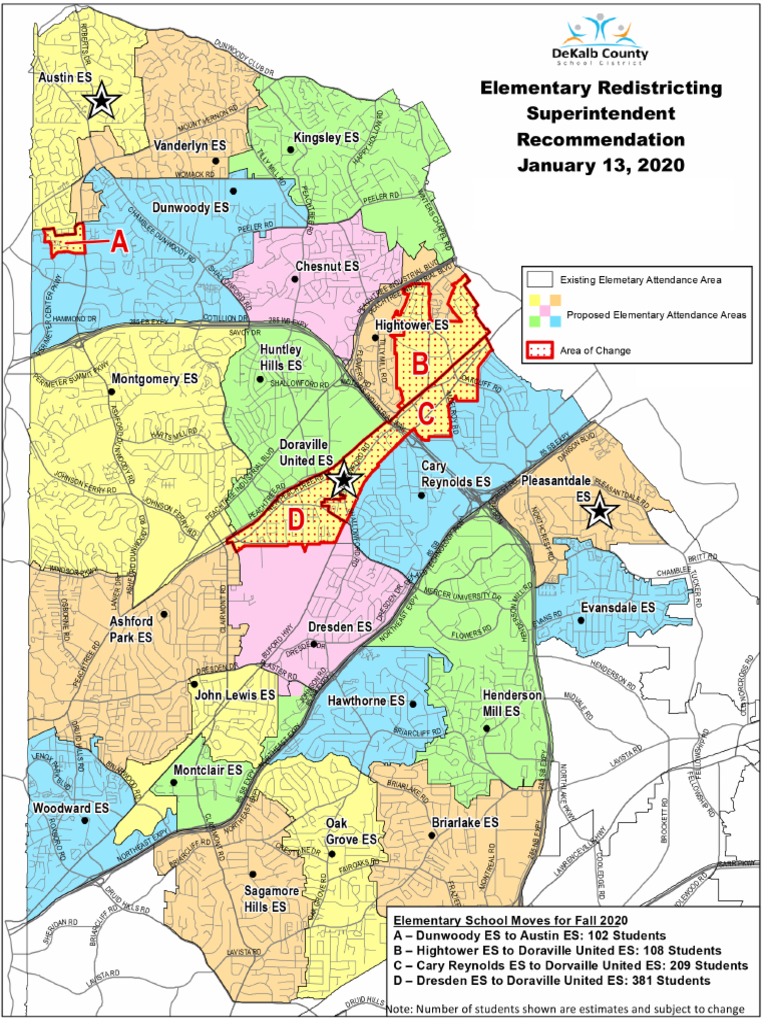 DeKalb Schools Redistricting Map | PDF