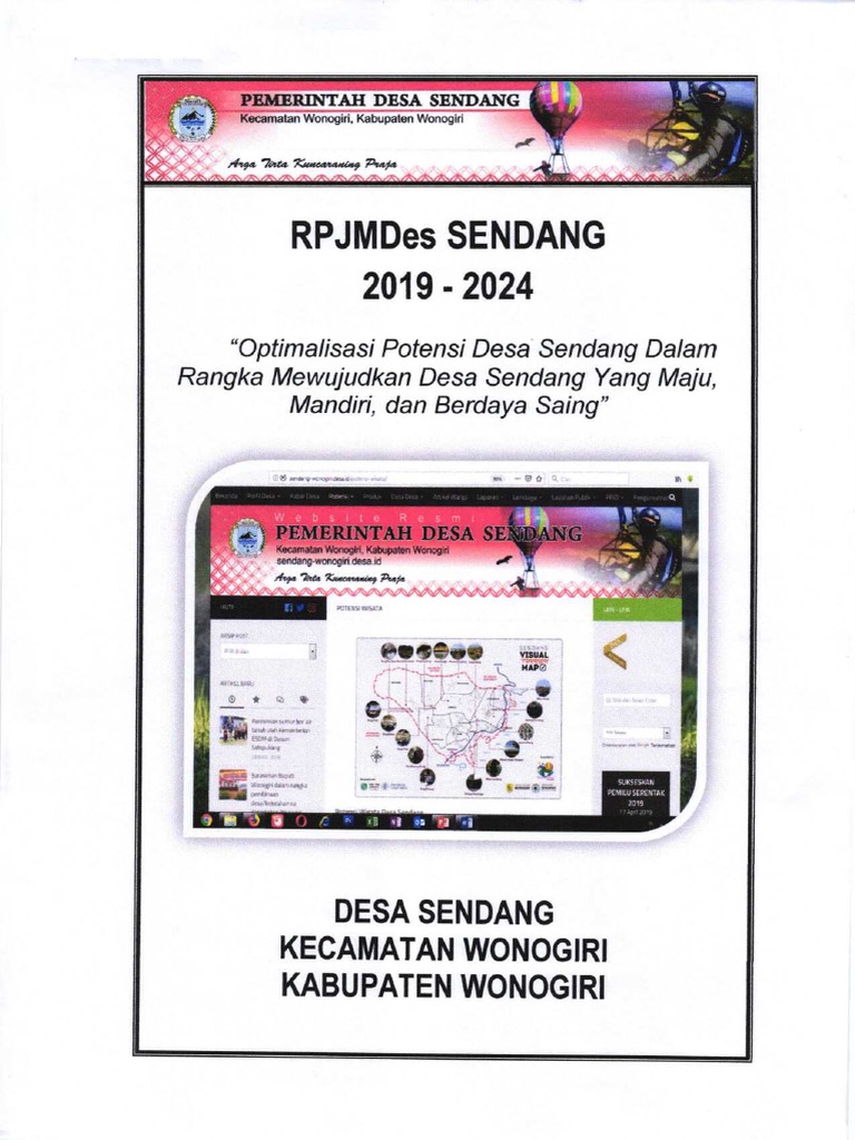 Rpjmdes Sndang 2019-2025 | PDF