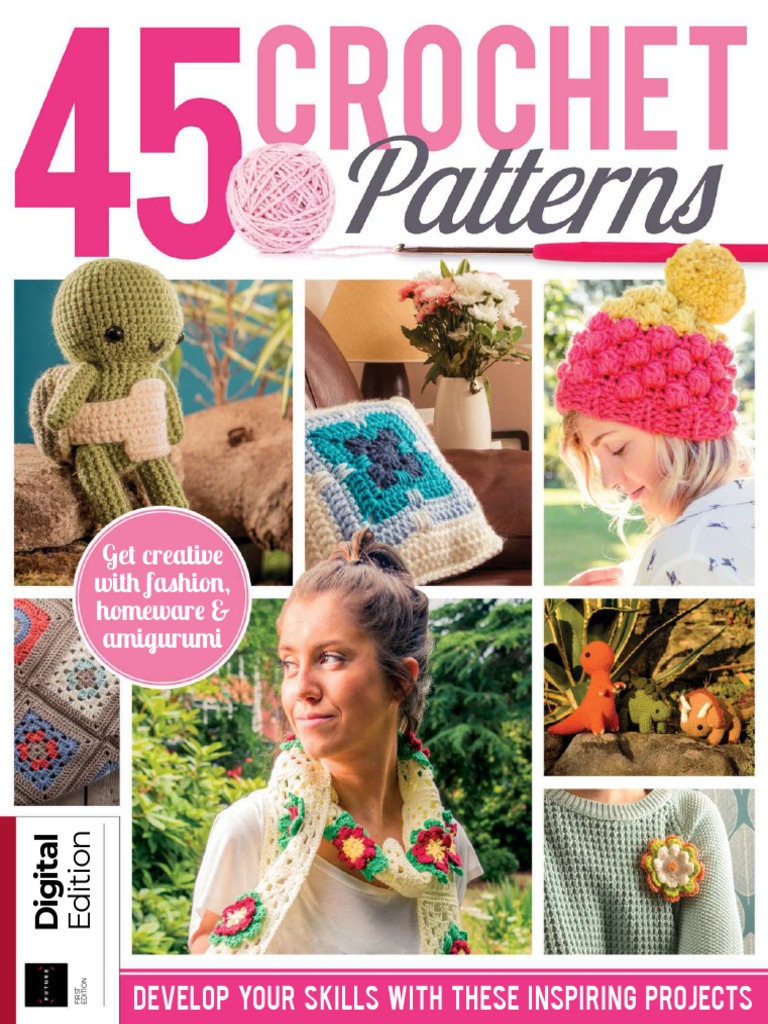 45 Crochet Patterns | PDF | Crochet | Worsted