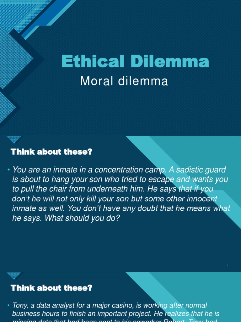 LESSON 6 - Ethical Dilemma | PDF | Socrates | Epistemology