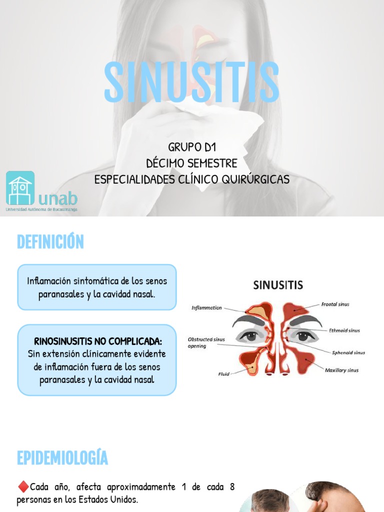 SINUSITIS | PDF | Rtt | Epidemiología