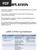 Q3-AP 9-Aralin 4 - Implasyon | PDF