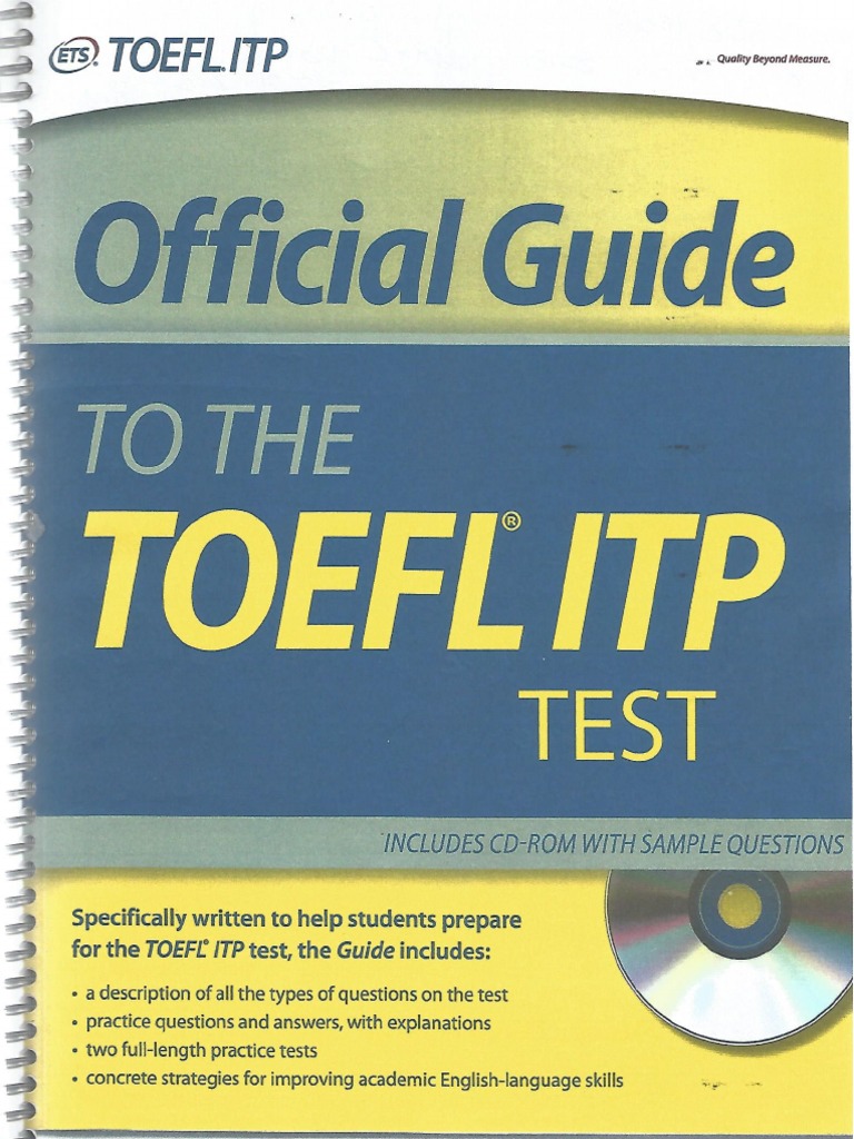 ETS Official Guide To The TOEFL ITP Test PDF | PDF