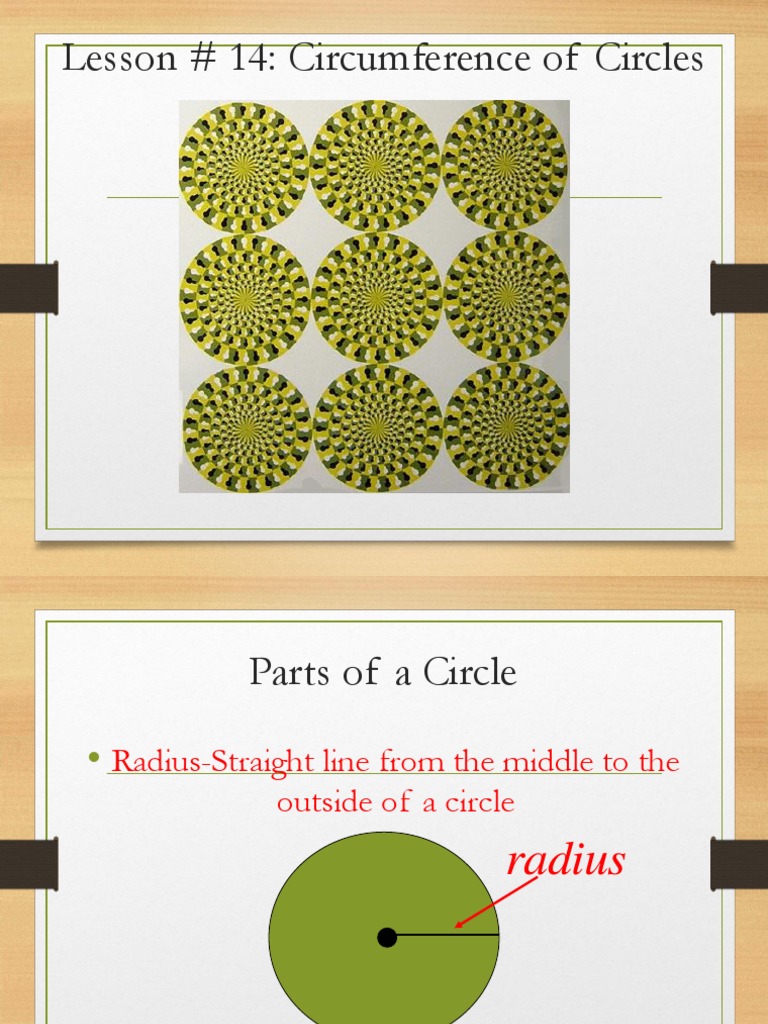 Lesson 14 Circumference of Circles | PDF