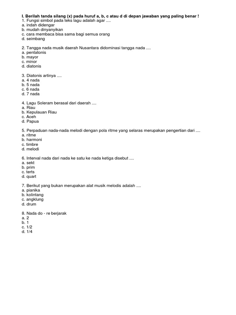 Soal UAS PAS K13 Tema 3 Kelas 6 Semester 1 SBDP | PDF | Seni & Disiplin Bahasa | Puisi