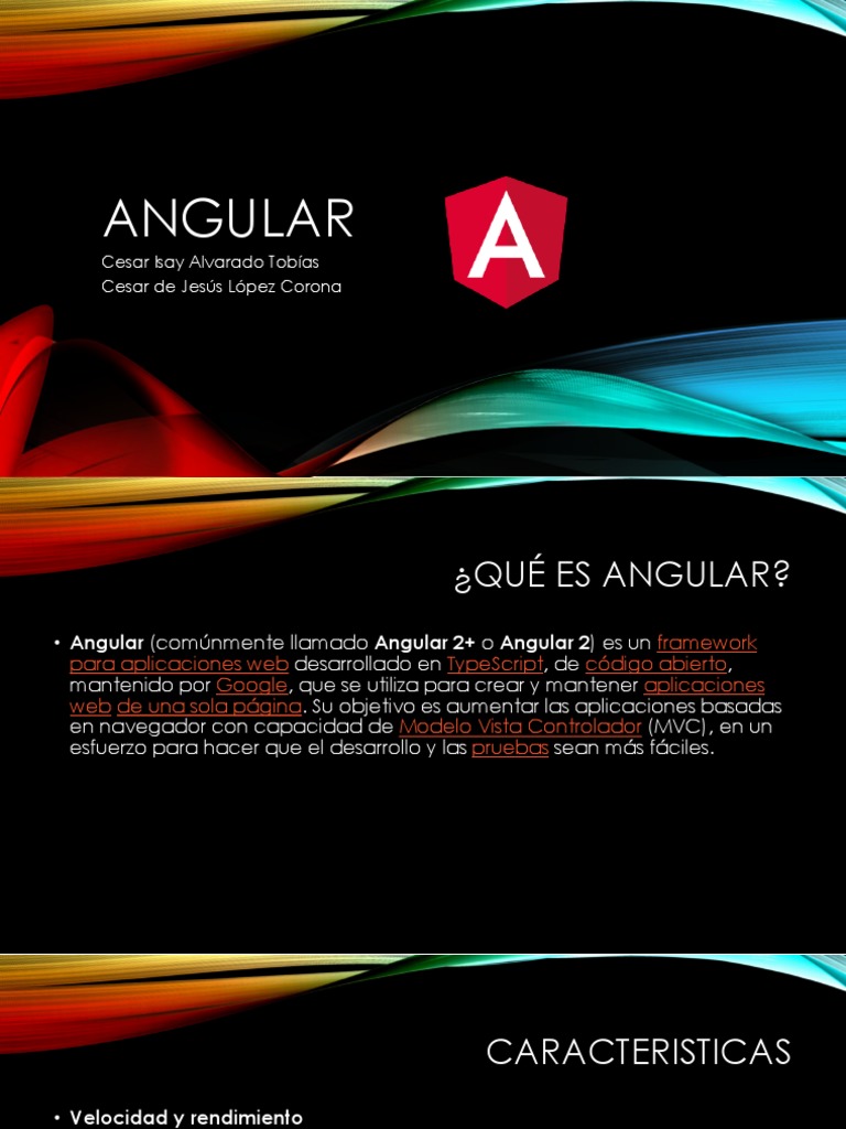Angular | PDF | Marco de software | Entorno de desarrollo integrado