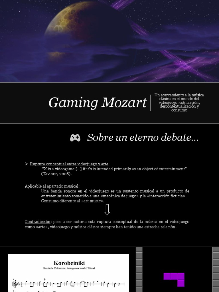 Gaming Mozart. Un Acercamiento A La Musi PDF | PDF | Entretenimiento ...