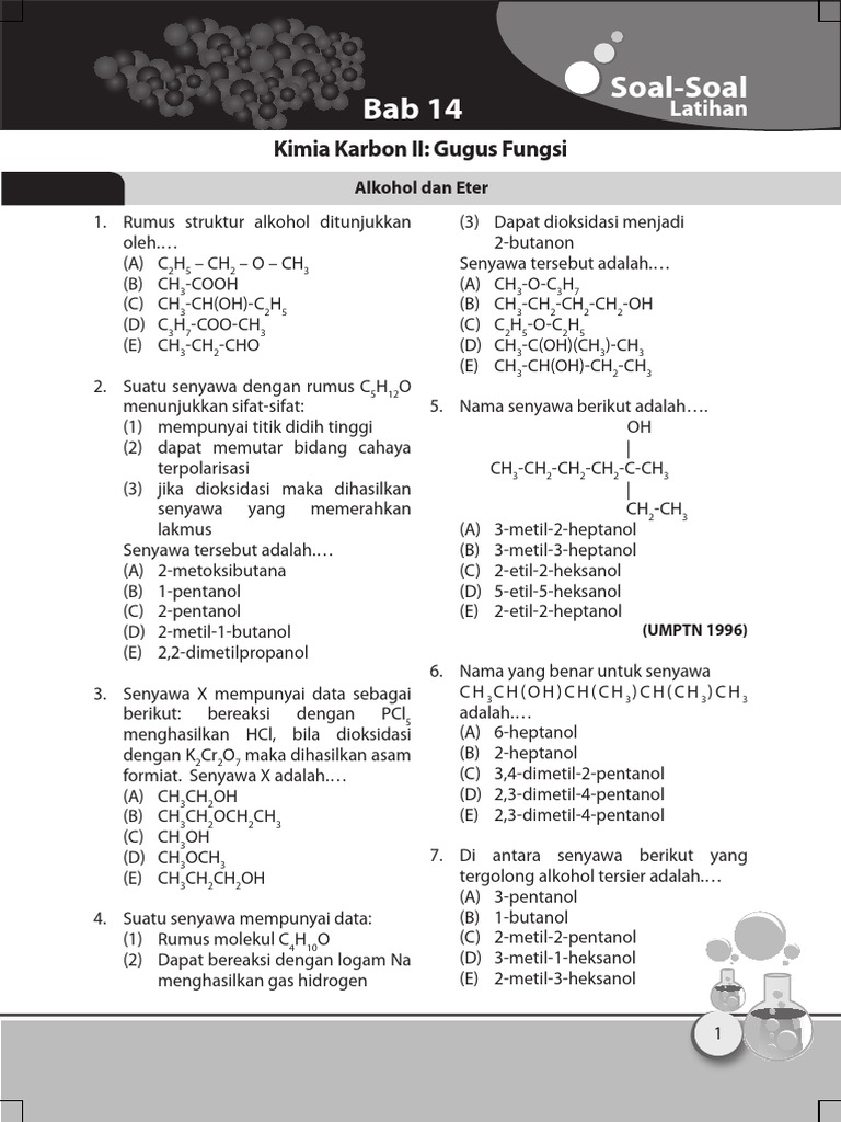 Soal Kimia Karbon Xii 2020 PDF | PDF