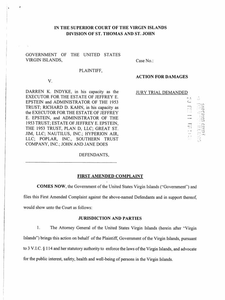 First Amended Complaint | PDF